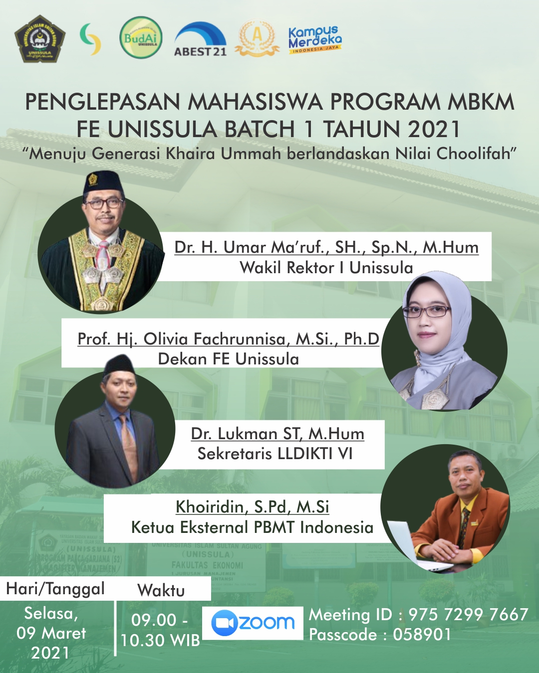 Penglepasan Mahasiswa Program MBKM FE UNISSULA Batch 1 – Fakultas ...